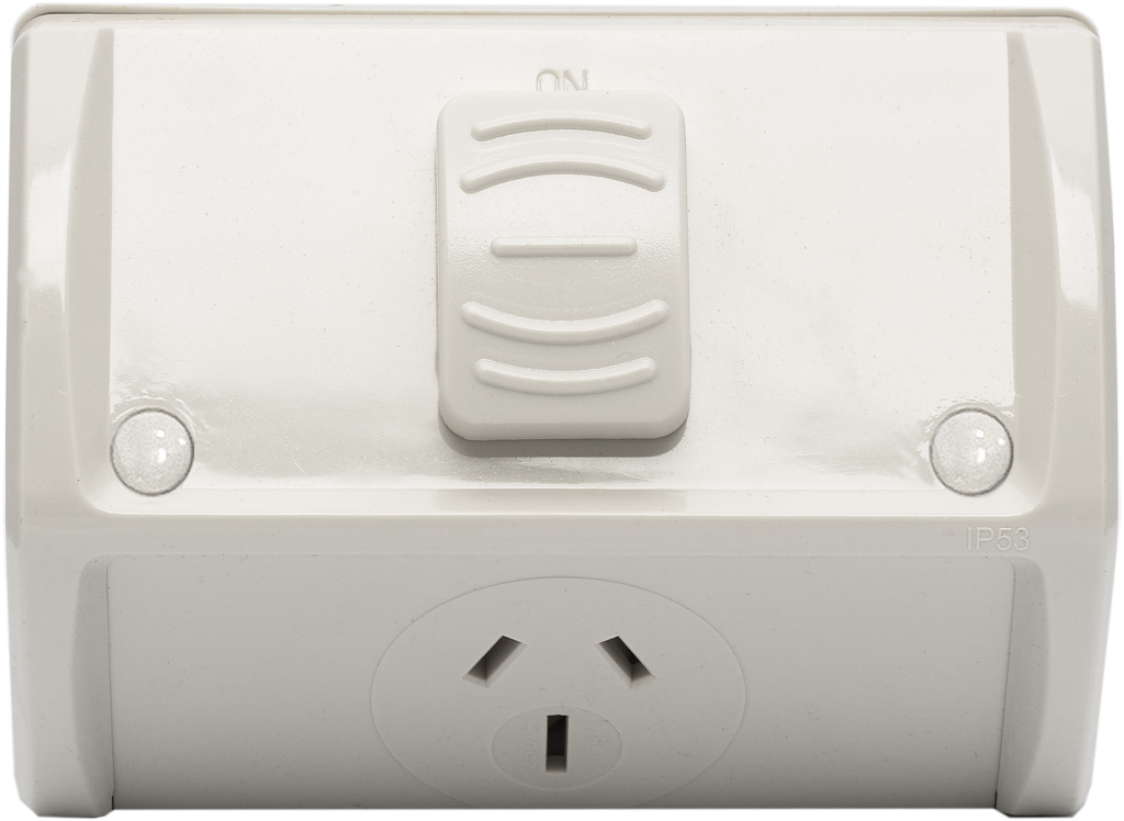 Atmos Unison 240V Single Powerpoint - KASTA